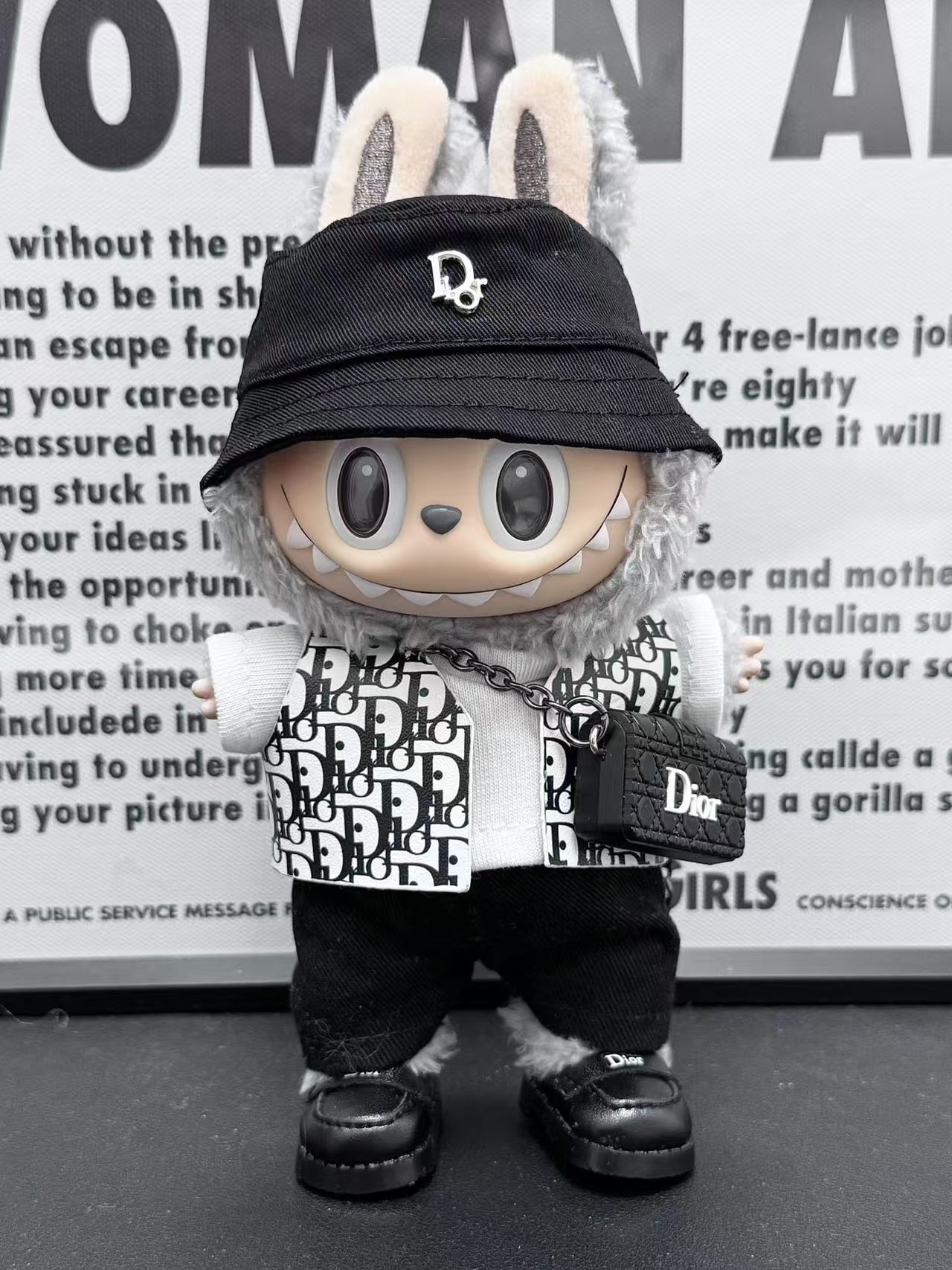 Labubu Dior Clothes(Hnadmade Design) – Paw's House